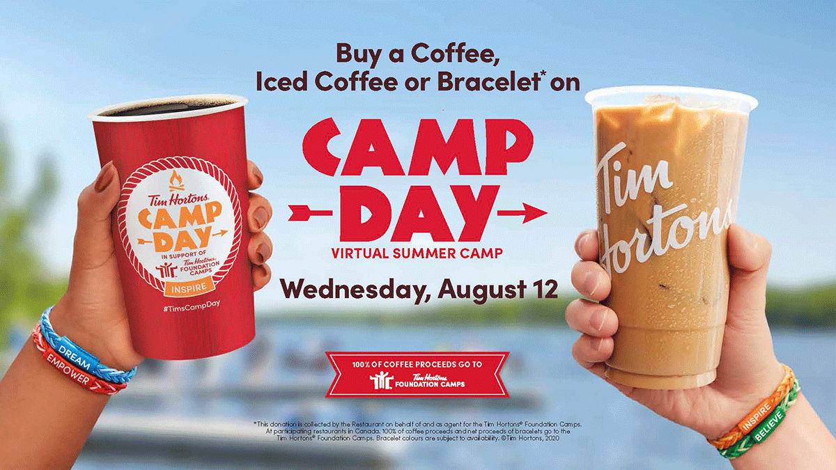 Tim Hortons Camp Day is Back!