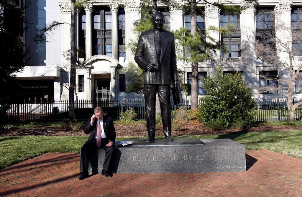 Virginia removes segregationist's statue from Capitol Square