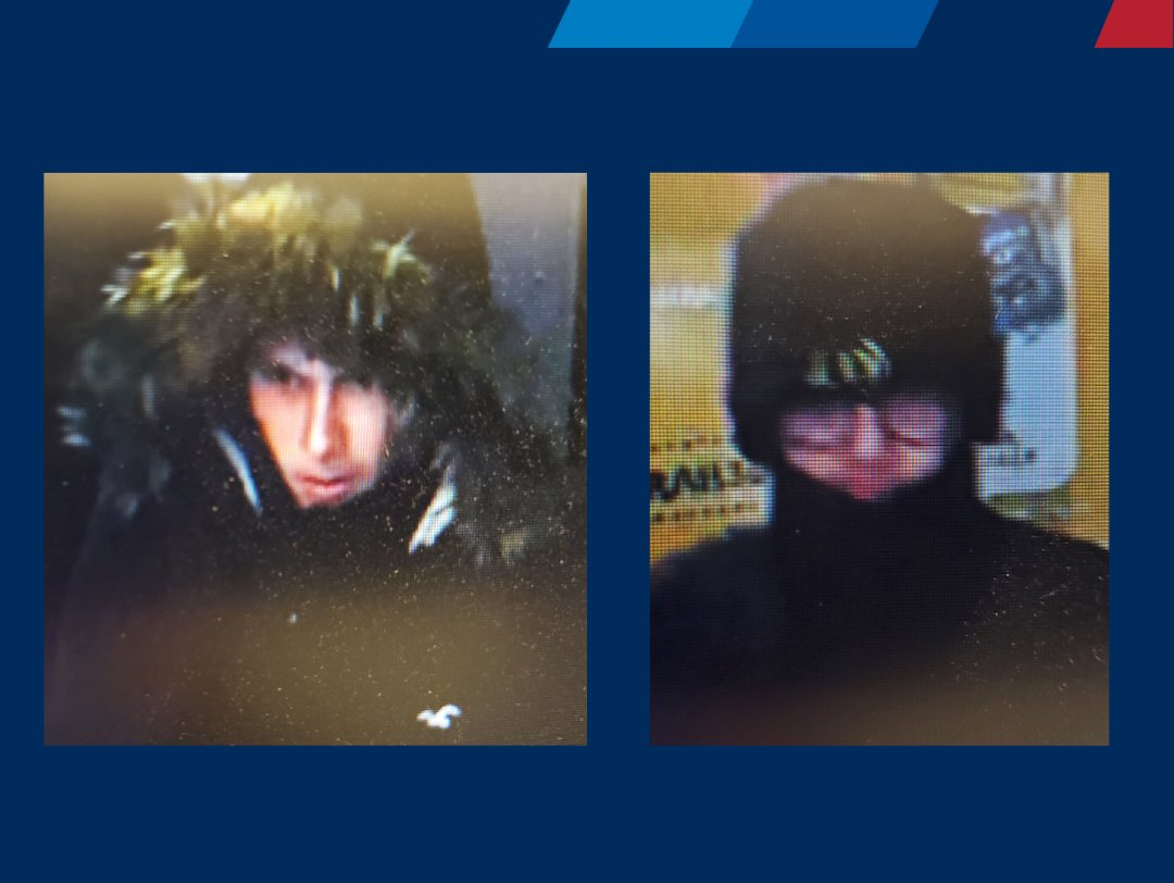 Police seek to identify two individuals following theft and robbery in ...