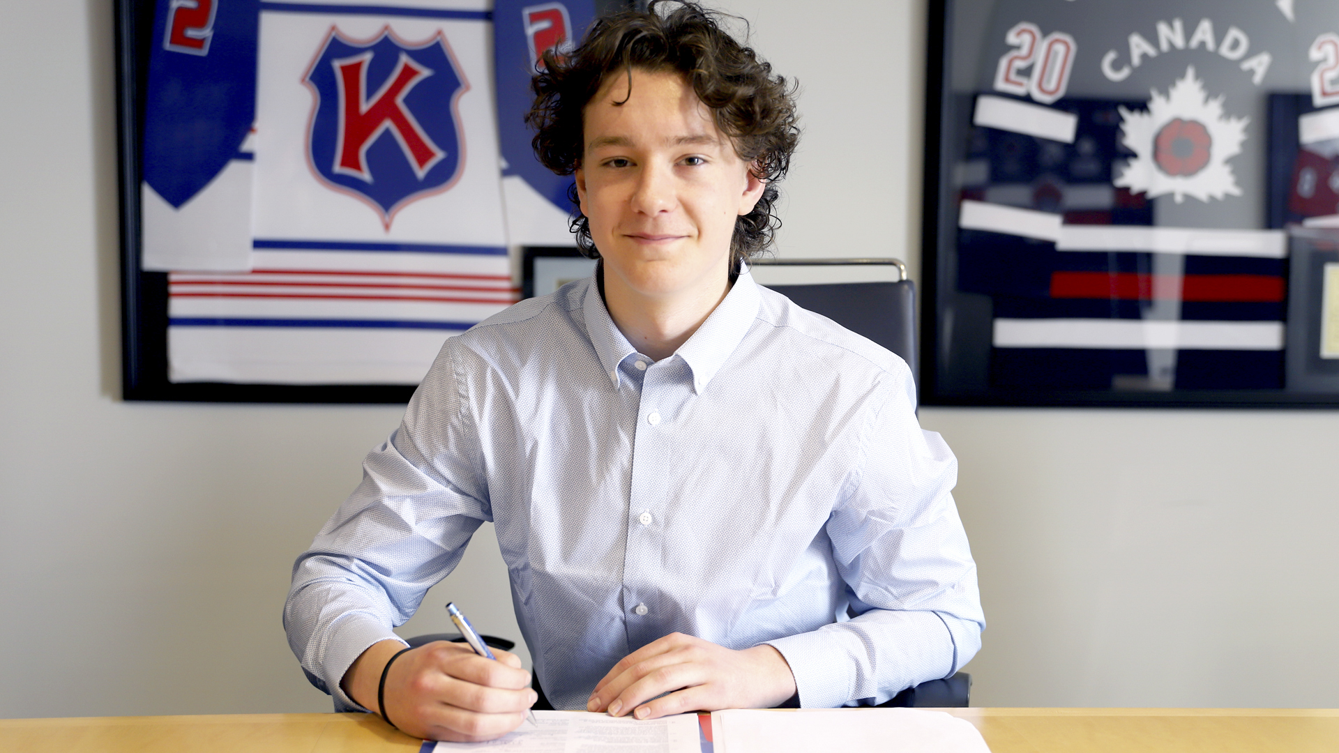 Rangers' first-rounder commits to Kitchener