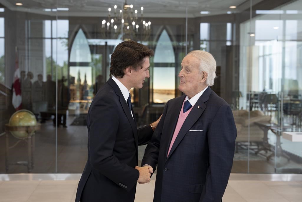 Brian Mulroney praises Trudeau's leadership, omits any mention of Tory ...