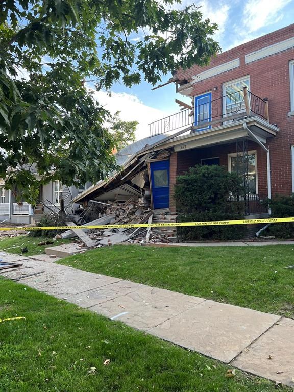 Denver house explodes and partially collapses, hospitalizing 1
