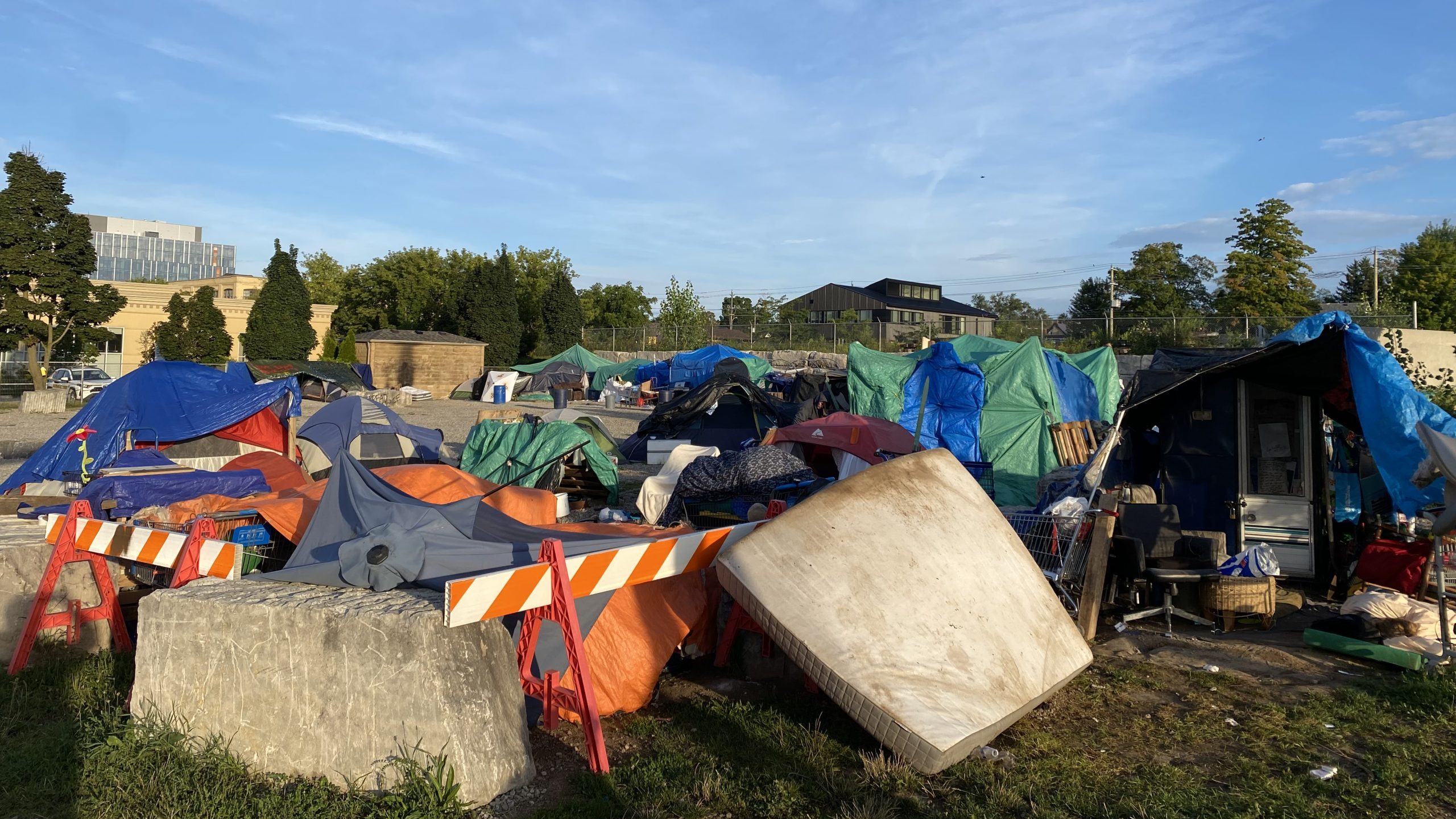 Victoria Street encampment to be cleared for transit hub