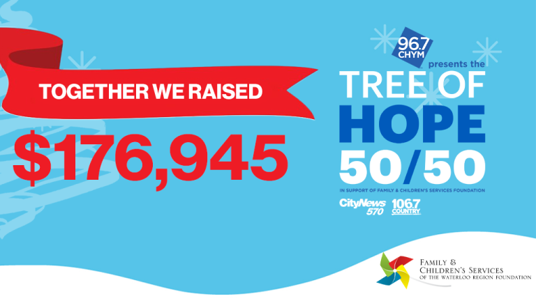 CHYM Tree of Hope 50/50 raises $176,945