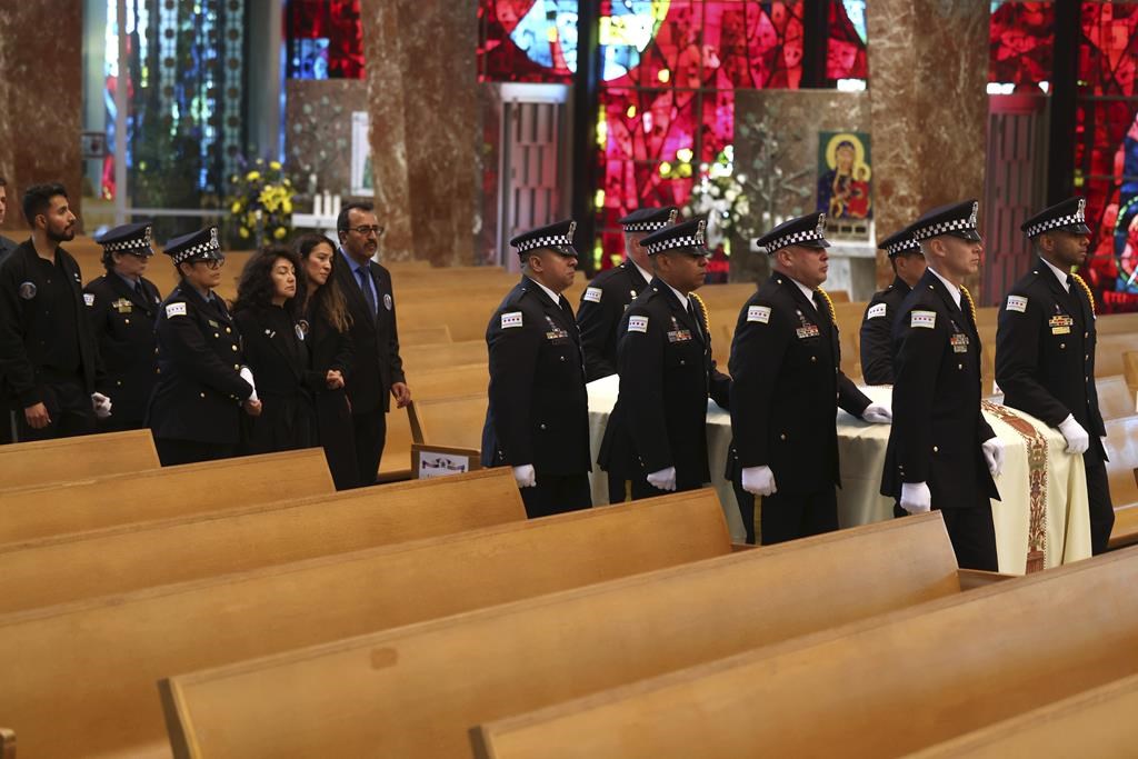 Funeral services are held for a Chicago police officer fatally shot ...