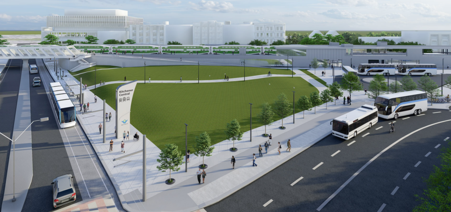 Region of Waterloo unveils redesign for Kitchener transit hub