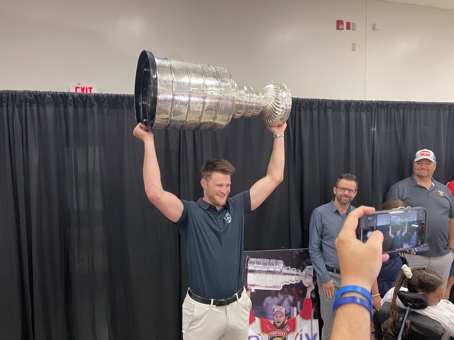 Florida Panthers' Steven Lorentz brings the Stanley Cup back to Waterloo