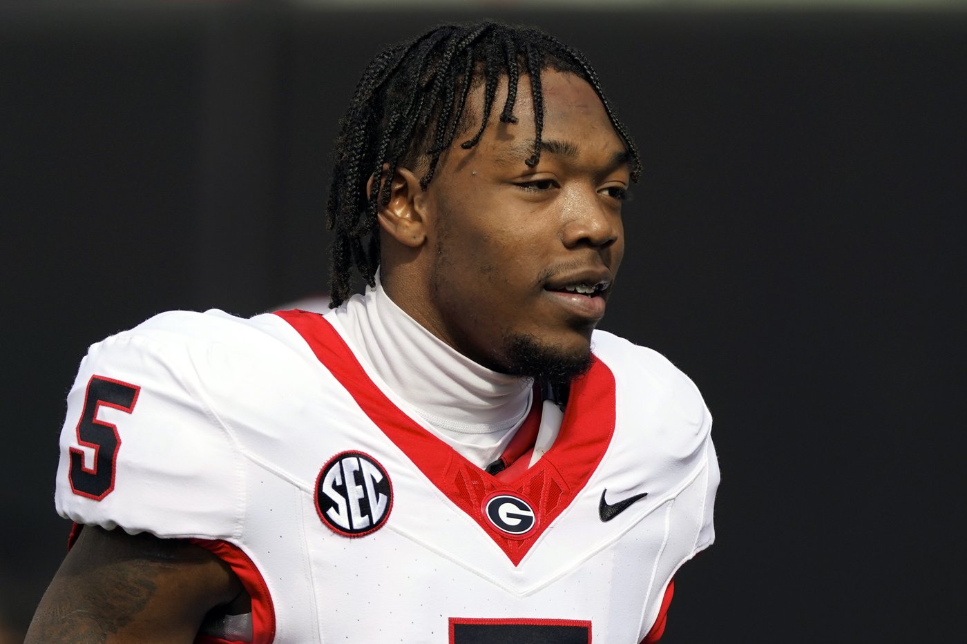 Georgia wide receiver Rara Thomas suspended following arrest on cruelty ...