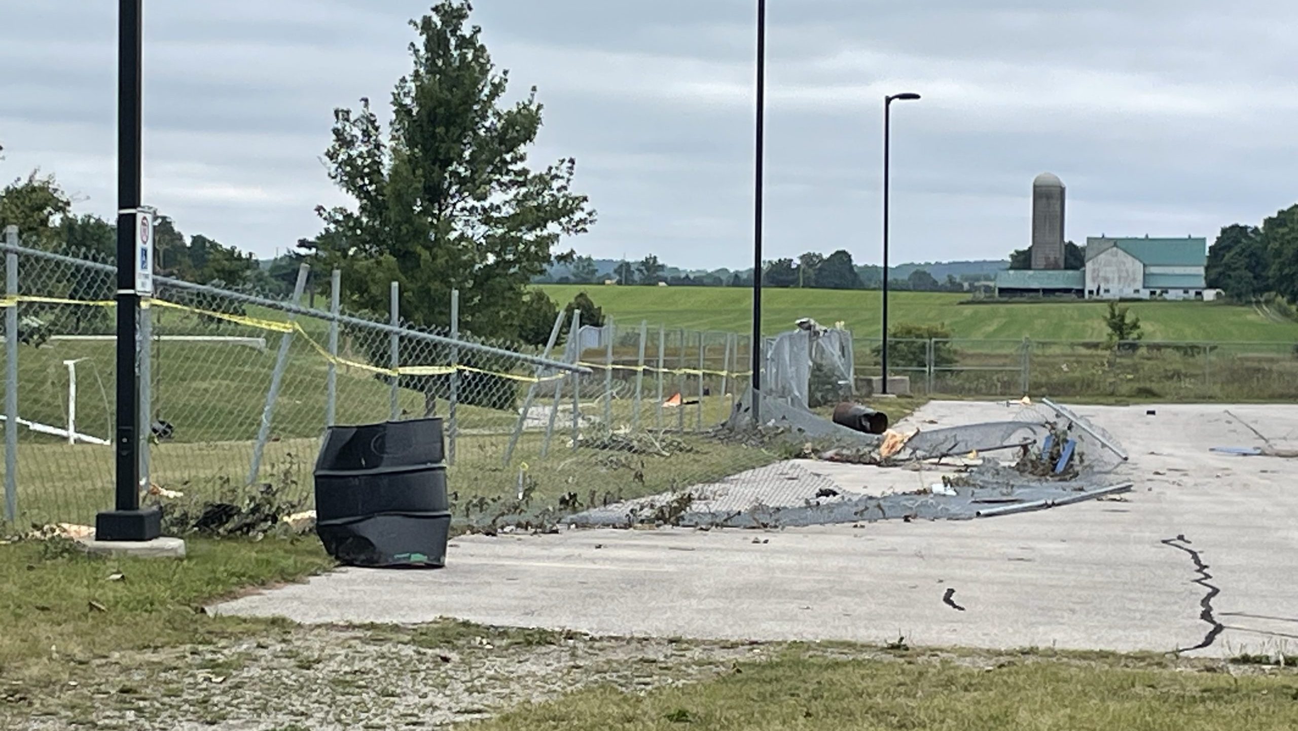 Tornado damage in Ayr: Cowan Park closed indefinitely
