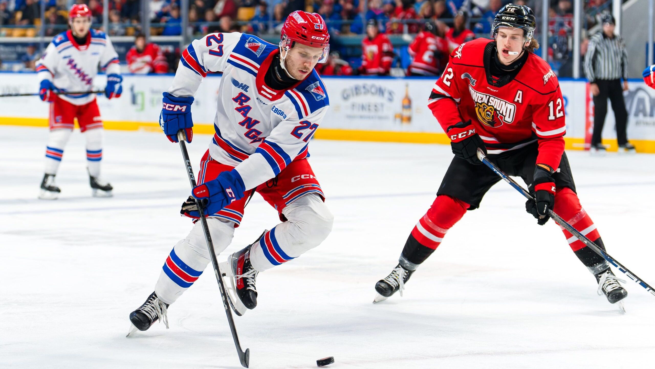 Rangers battle back to get comeback victory over Owen Sound Attack