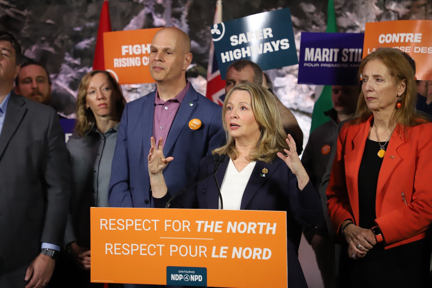 NDP Leader Marit Stiles focuses on northern Ontario highways