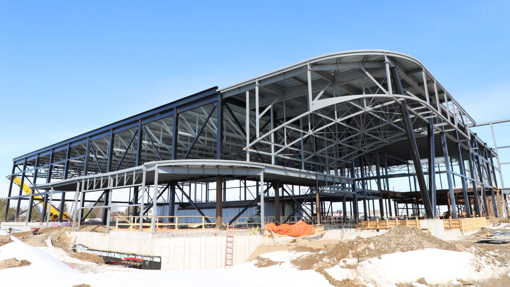 Kitchener park reopens next to large recreation construction project