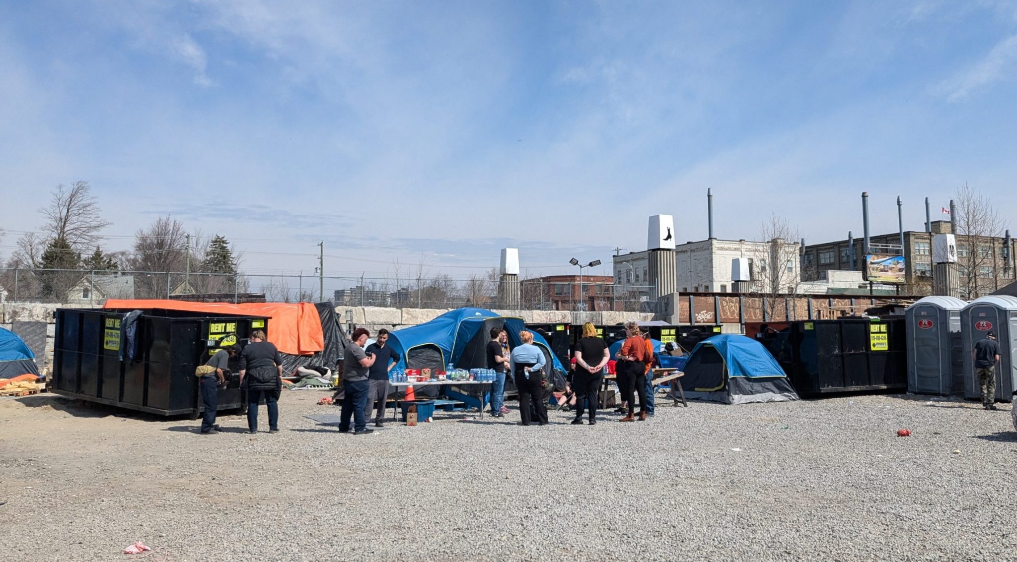 Possible silver lining in plan to clear Victoria St. encampment