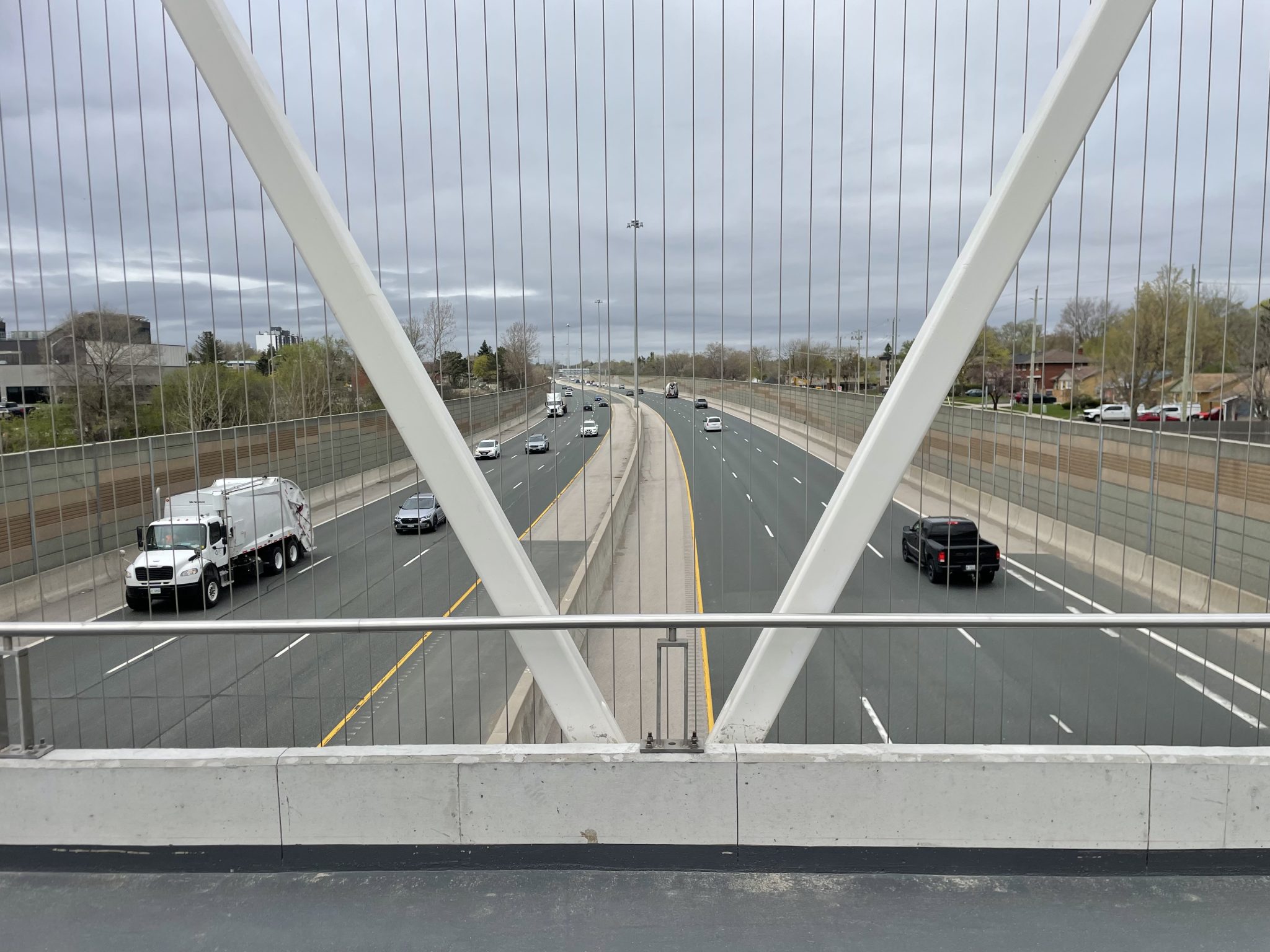 Bridge over Highway 7/8 not technically open yet