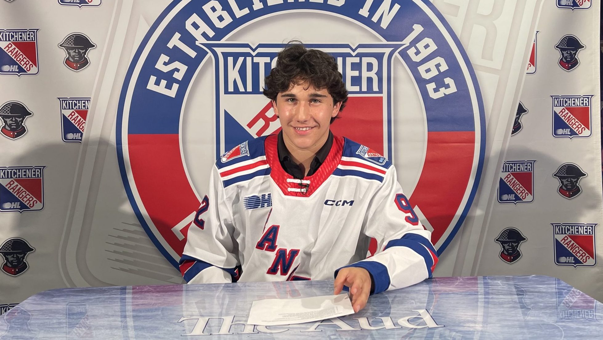 Kitchener Rangers sign newest prospect