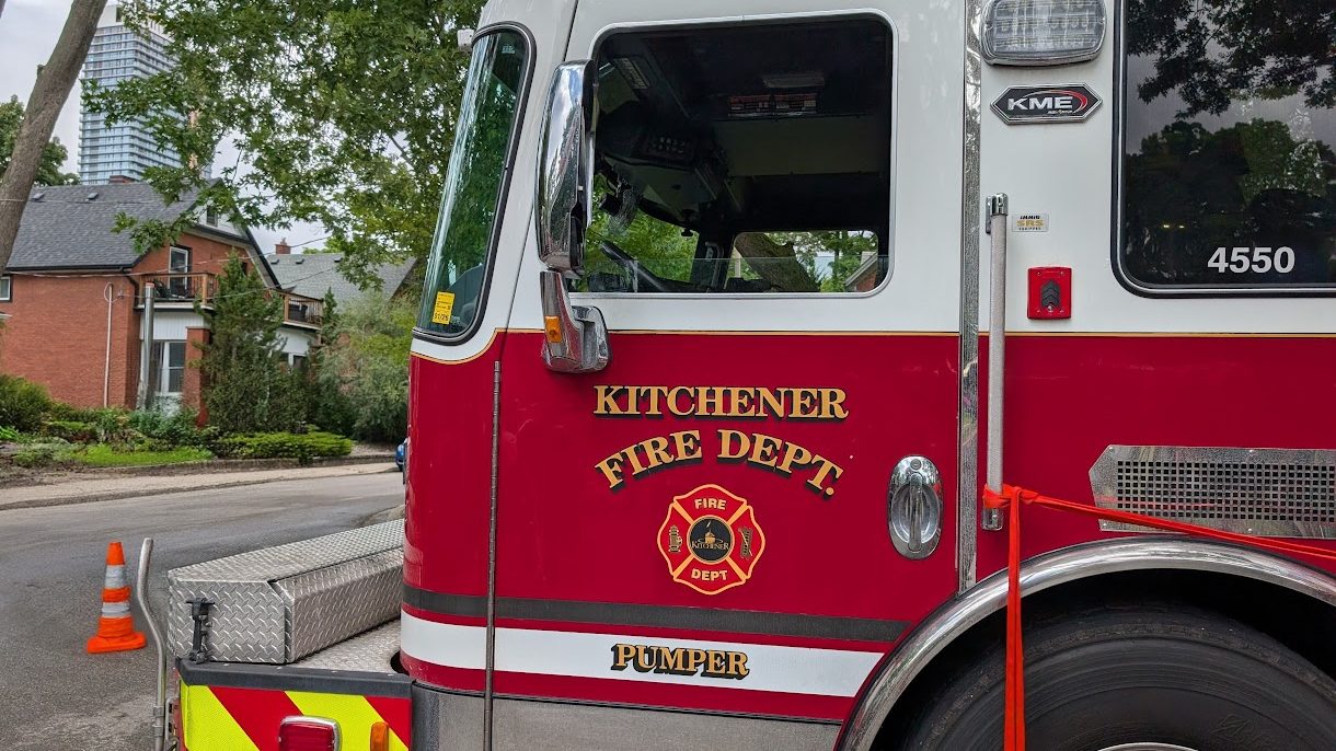 One sent to hospital after Kitchener house fire