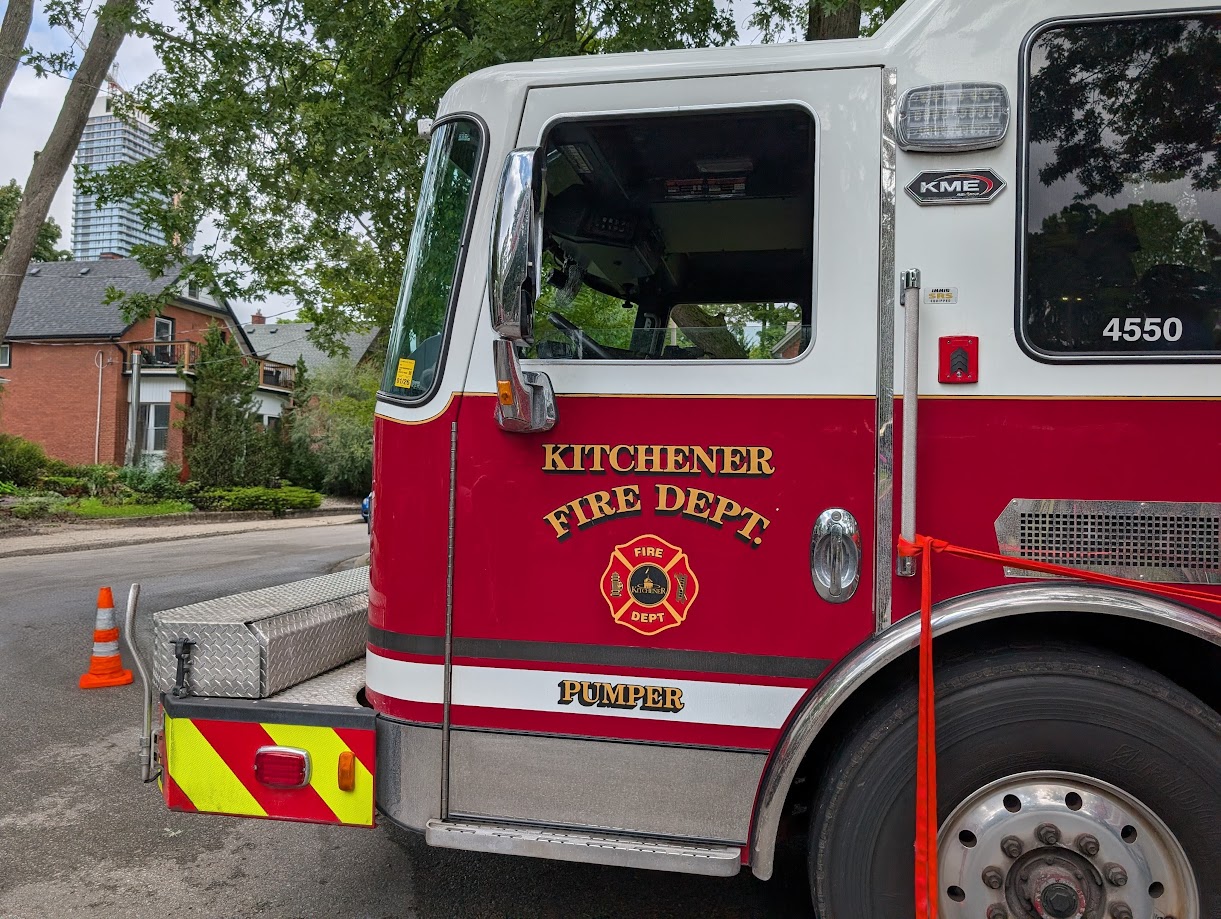 Two children, one adult assessed for injuries after fire in Kitchener