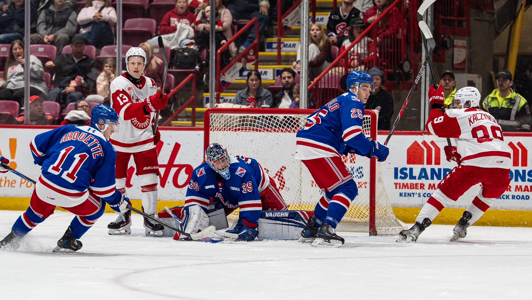 Rangers prepare for Greyhounds team led by forwards from Ayr, Elmira