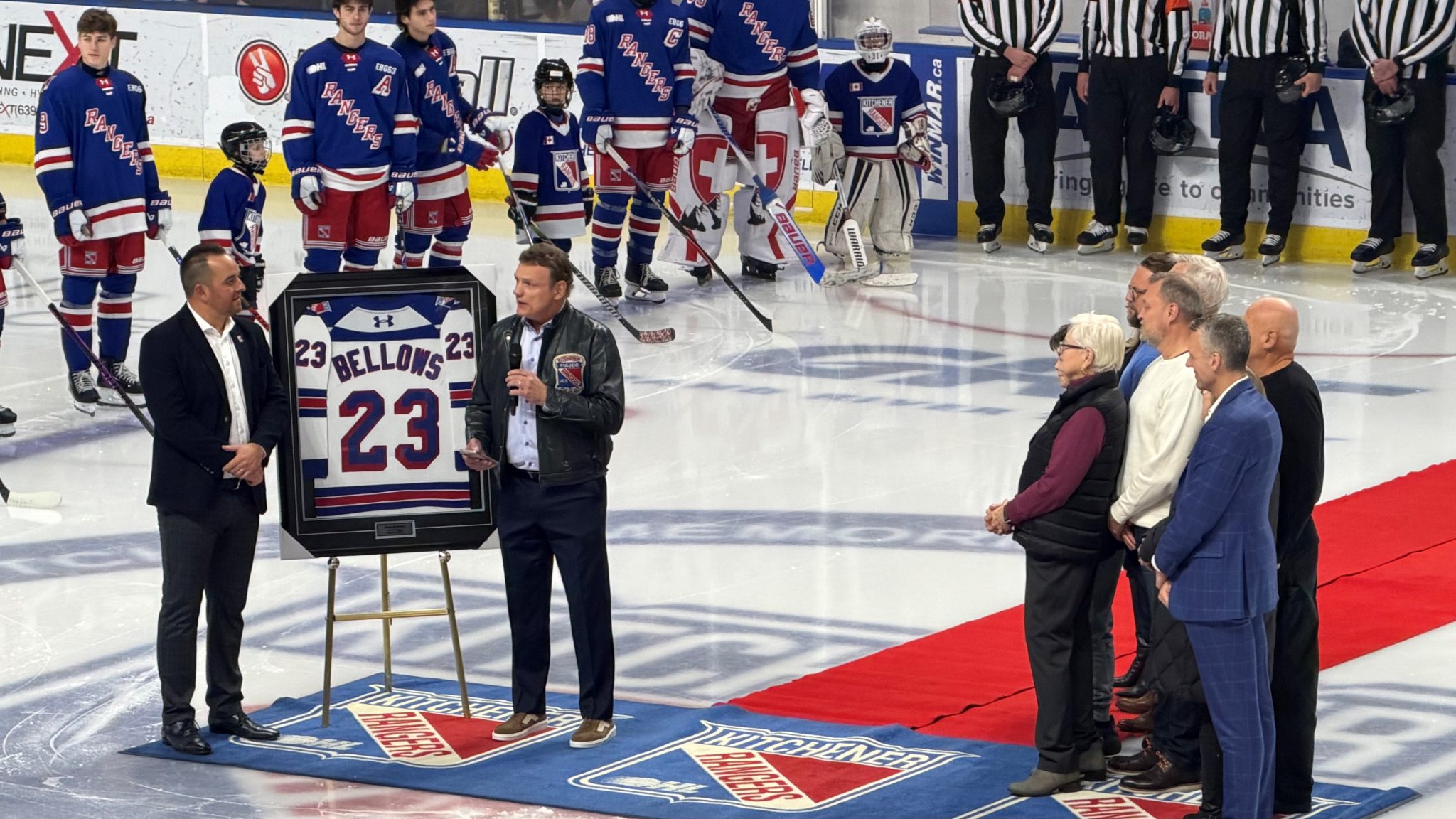 Rangers get the win on Brian Bellows night