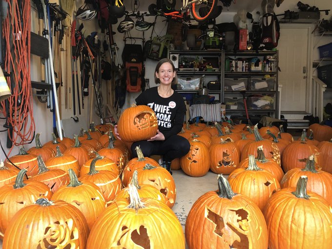 The Pumpkin Queen of Cambridge returns for Halloween