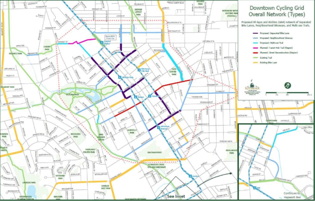 Kitchener city council approves $5.9M cycling grid