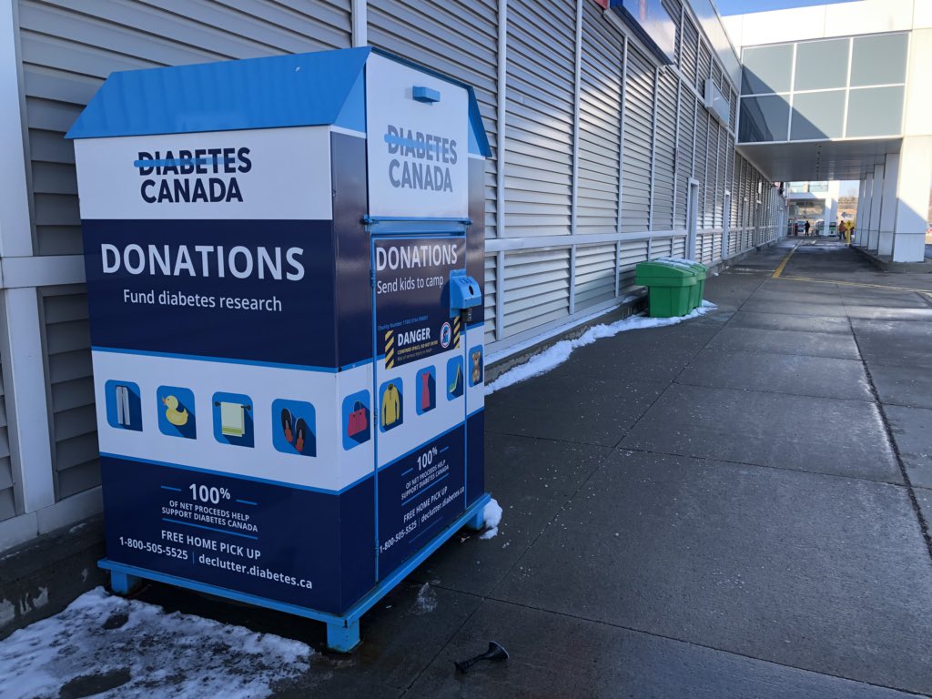 Diabetes Canada retrofits thousands of donation bins