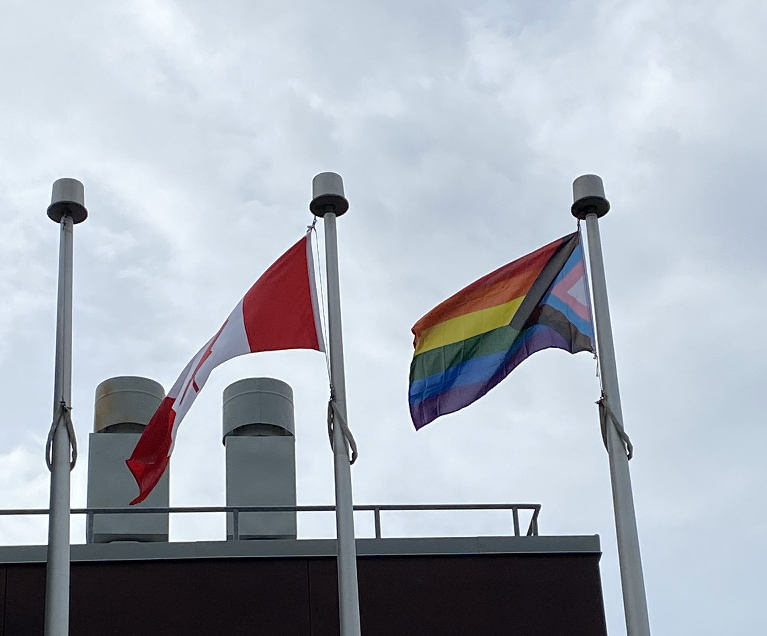 WLU holds Pride flag raising ceremony to mark start of Pride month