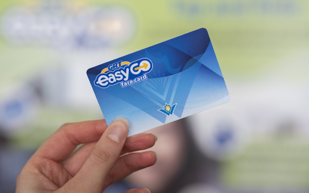 GRT EasyGo fare card issue has been resolved