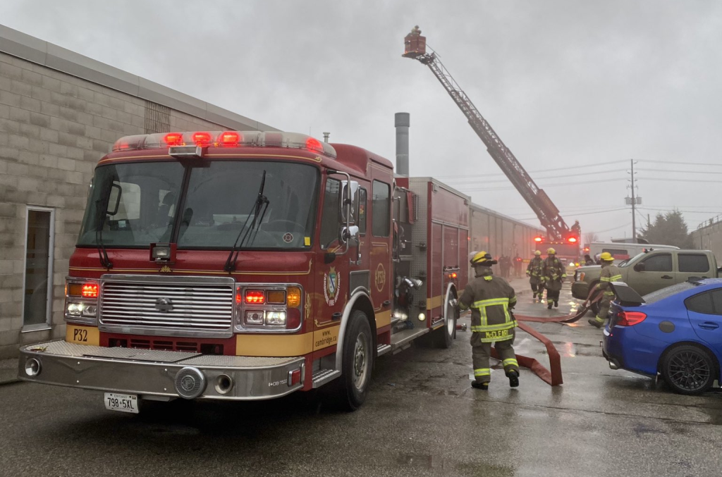 No injuries after commercial building fire in Cambridge