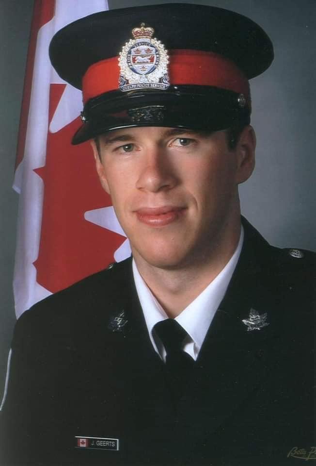 Guelph Police fly flag at half mast for former member