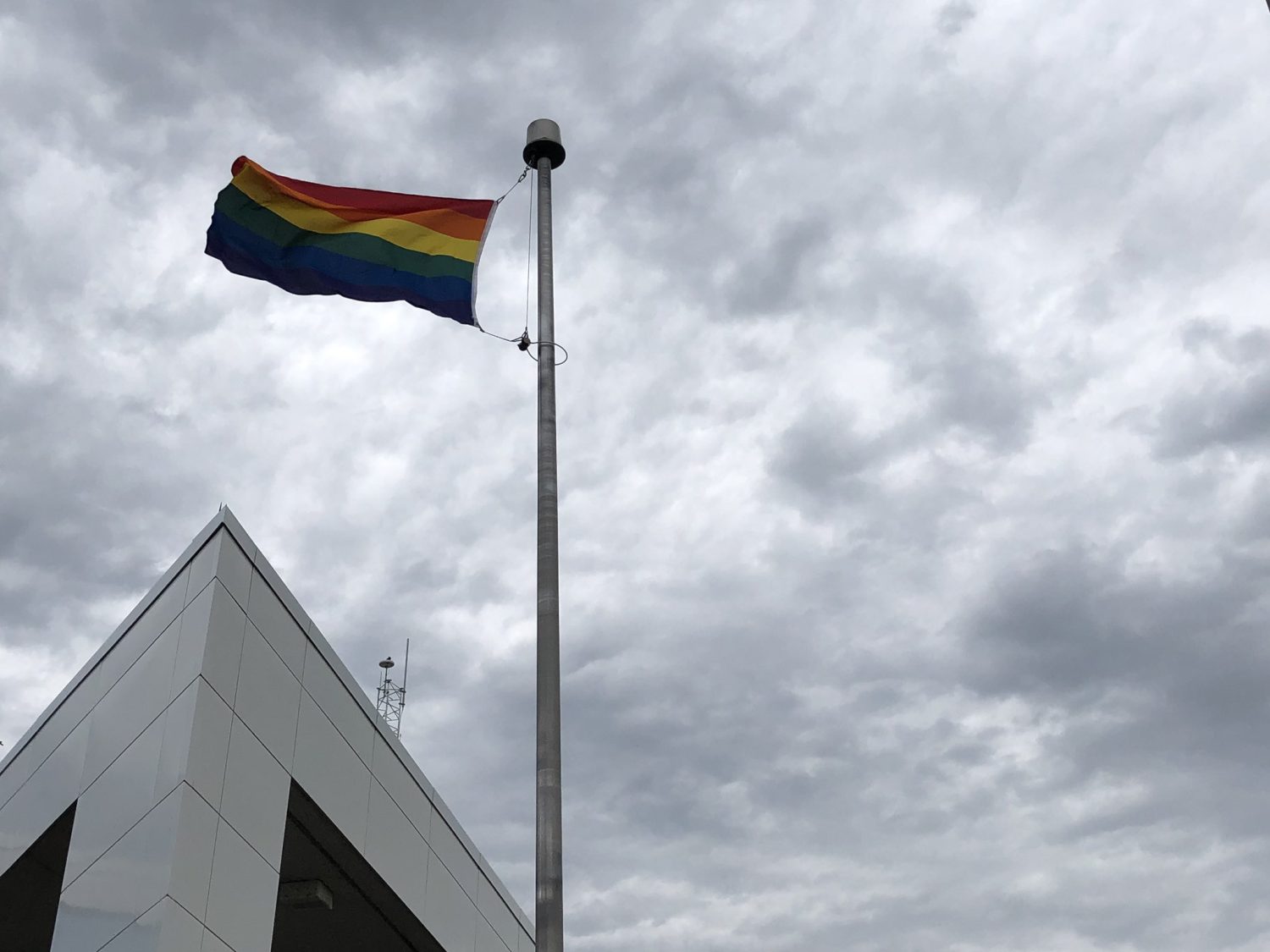 WRPS raise flag to celebrate Tri-pride